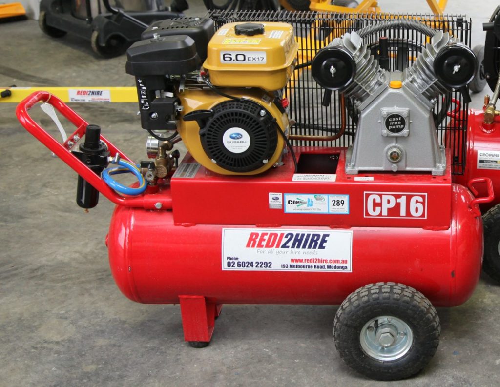 Air Compressor 15CFM Subaru Petrol Engine - Redi2Hire